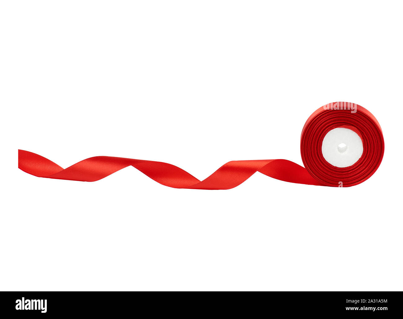 Satin banner scroll Cut Out Stock Images & Pictures - Alamy