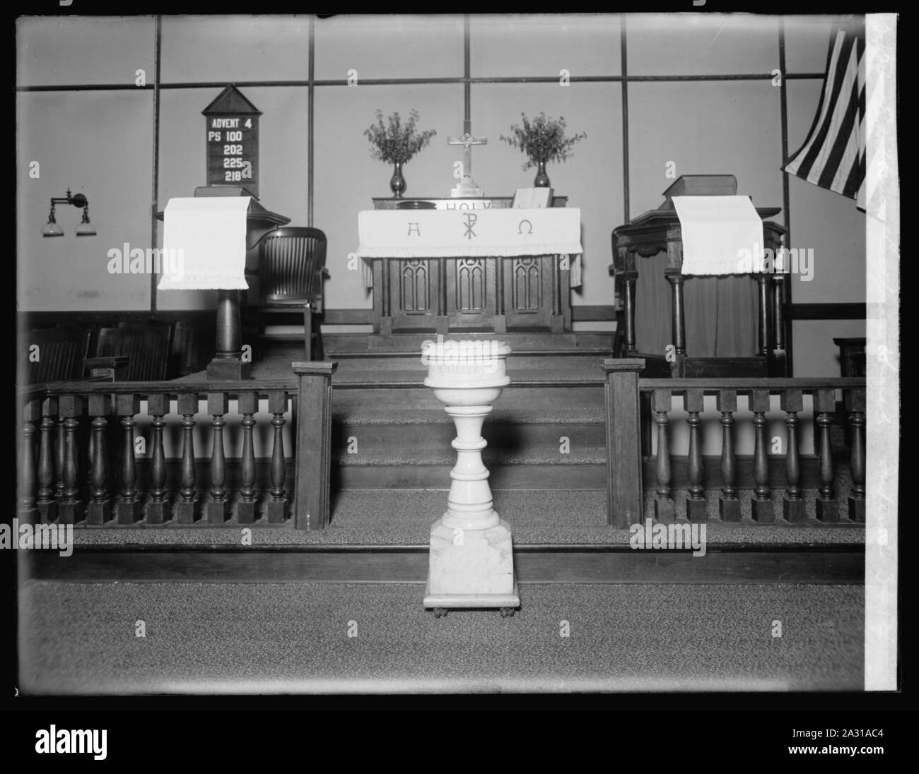 Lutheran church interior hi-res stock photography and images - Alamy