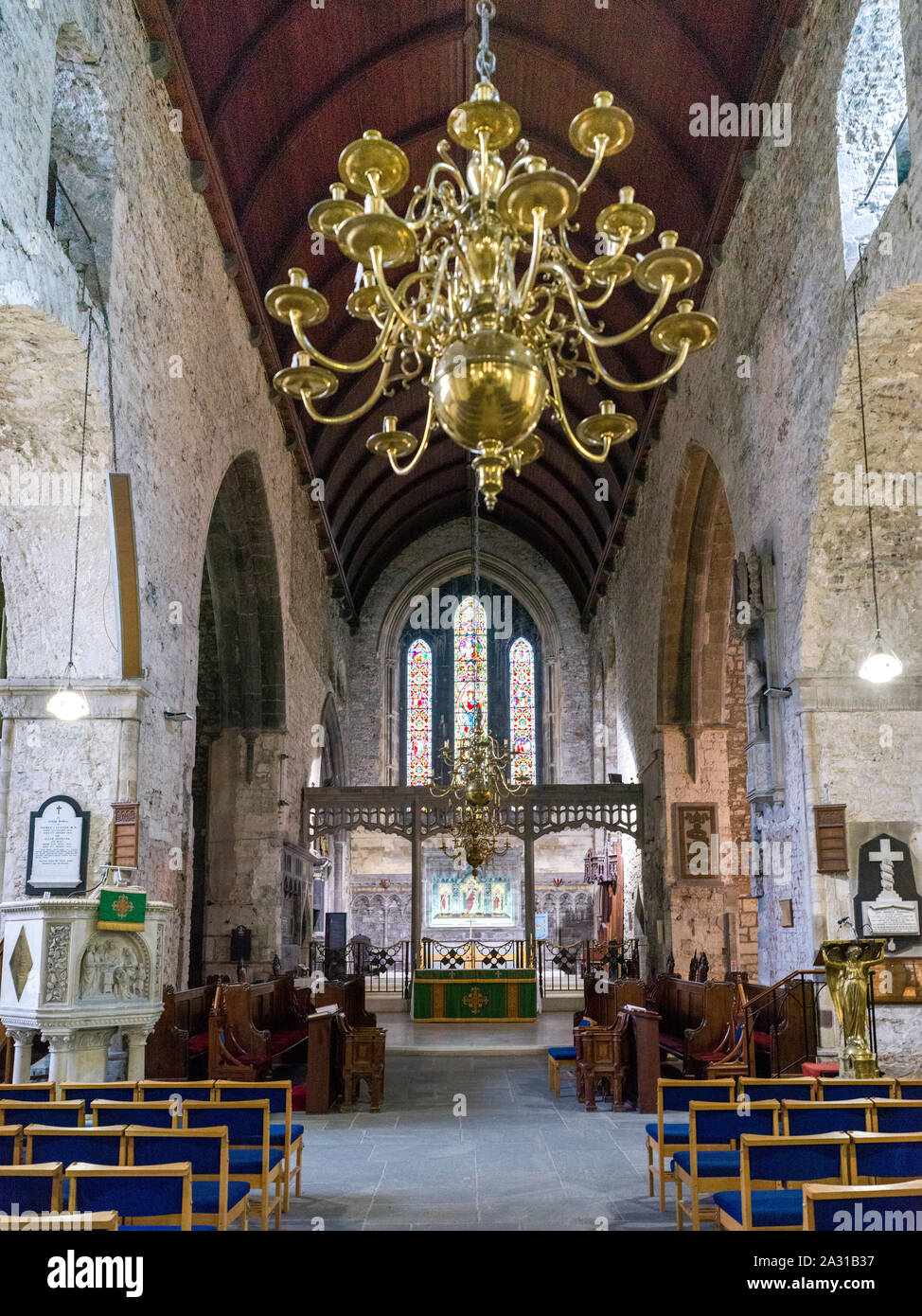 Interiors of St. Mary's Cathedral, Kings Island, Limerick, County ...