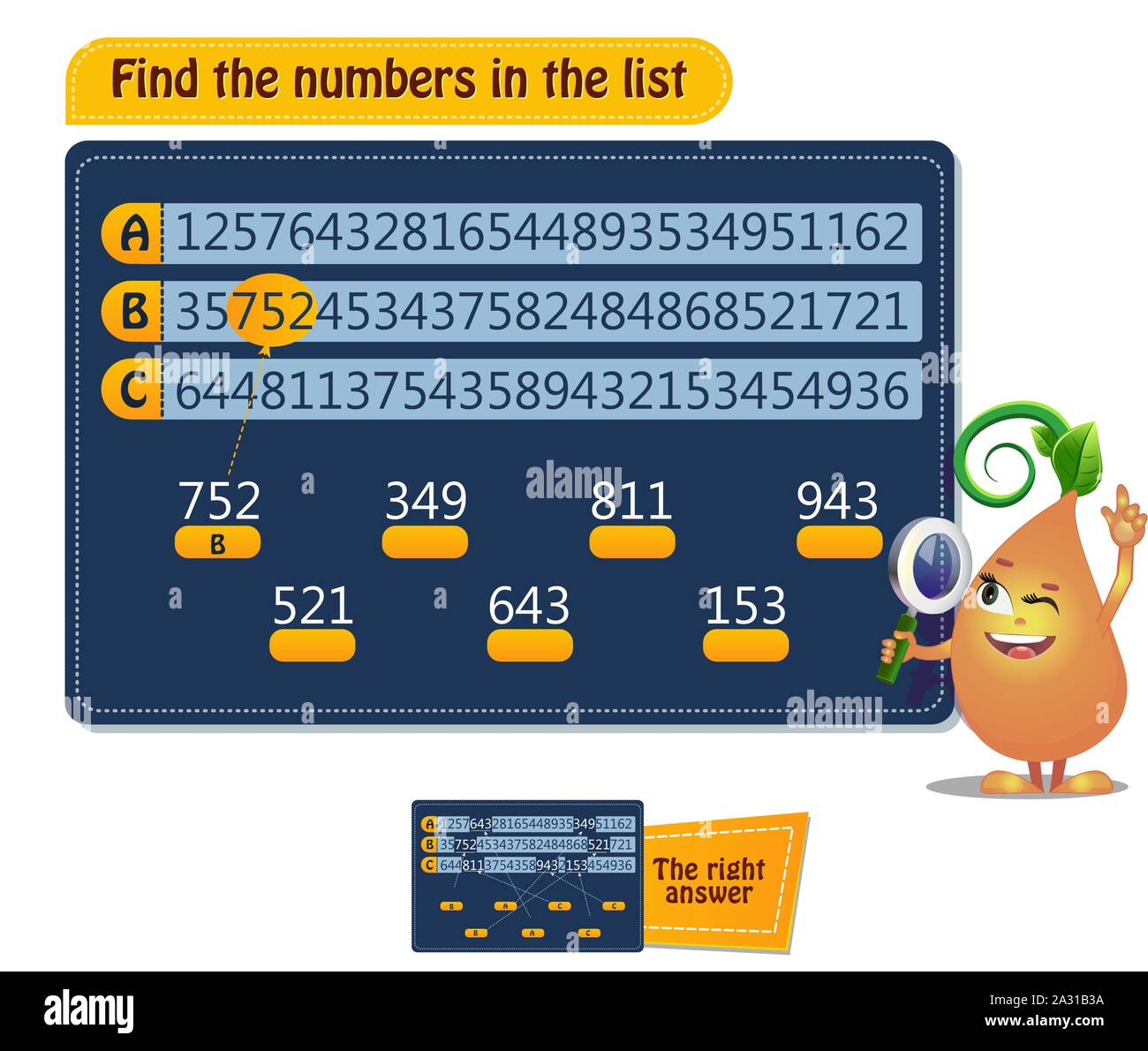 educational game for kids, puzzle. development of spatial thinking in ...