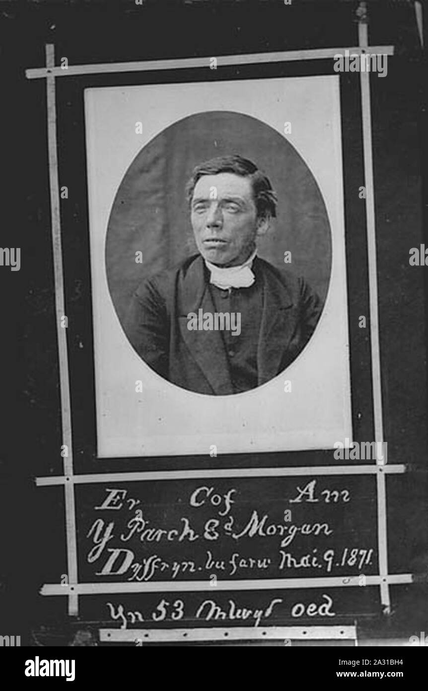 Er cof am y Parch Ed Morgan Dyffryn Stock Photo - Alamy