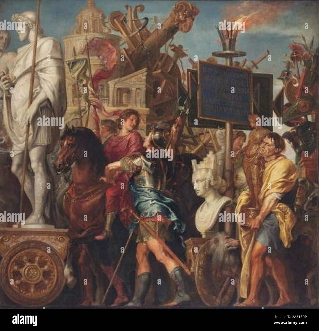 Erasmus II. Quellinus ; Peter Paul Rubens - Triumf Caesaruv III Stock ...