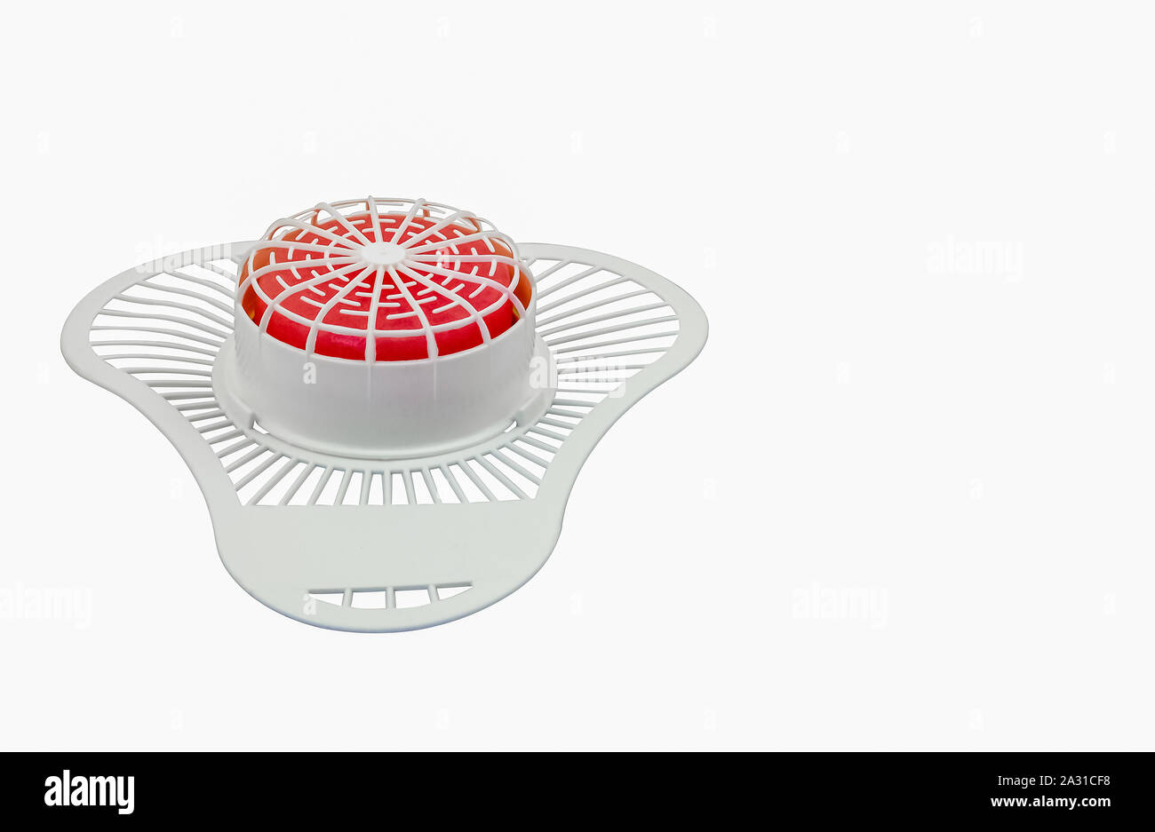 Single pink urinal screen for urinal disposable hygienic round scented ...