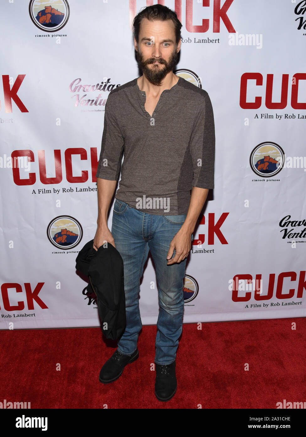 03 October 2019 - Hollywood, California - Travis Hammer. "CUCK" Los ...