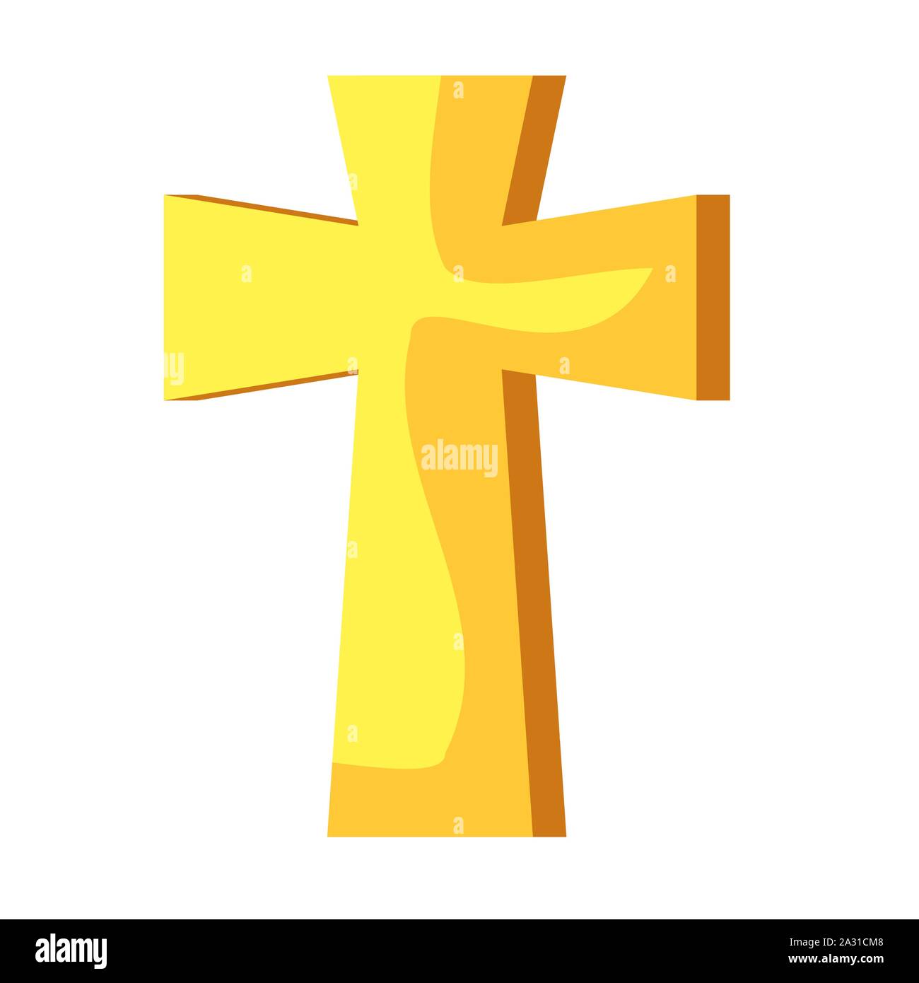 cross metal decoration isolated icon vector illustration design Stock ...