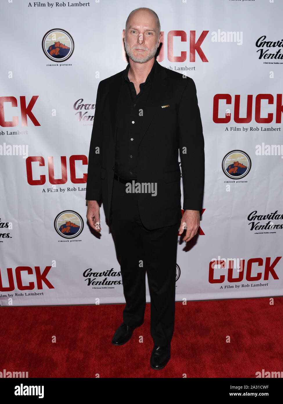 03 October 2019 - Hollywood, California - Hugo Armstrong. "CUCK" Los ...
