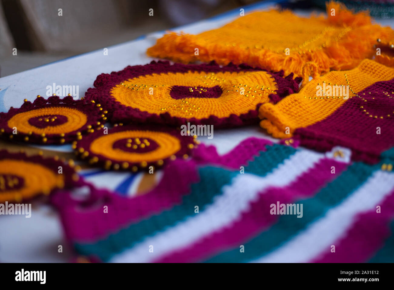 Yarn is a long continuous length of interlocked fibres, suitable for ...