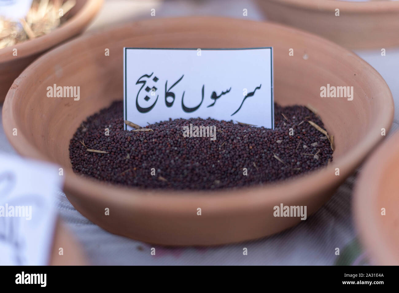 Mustard seeds are the small round seeds of various mustard plants Stock ...