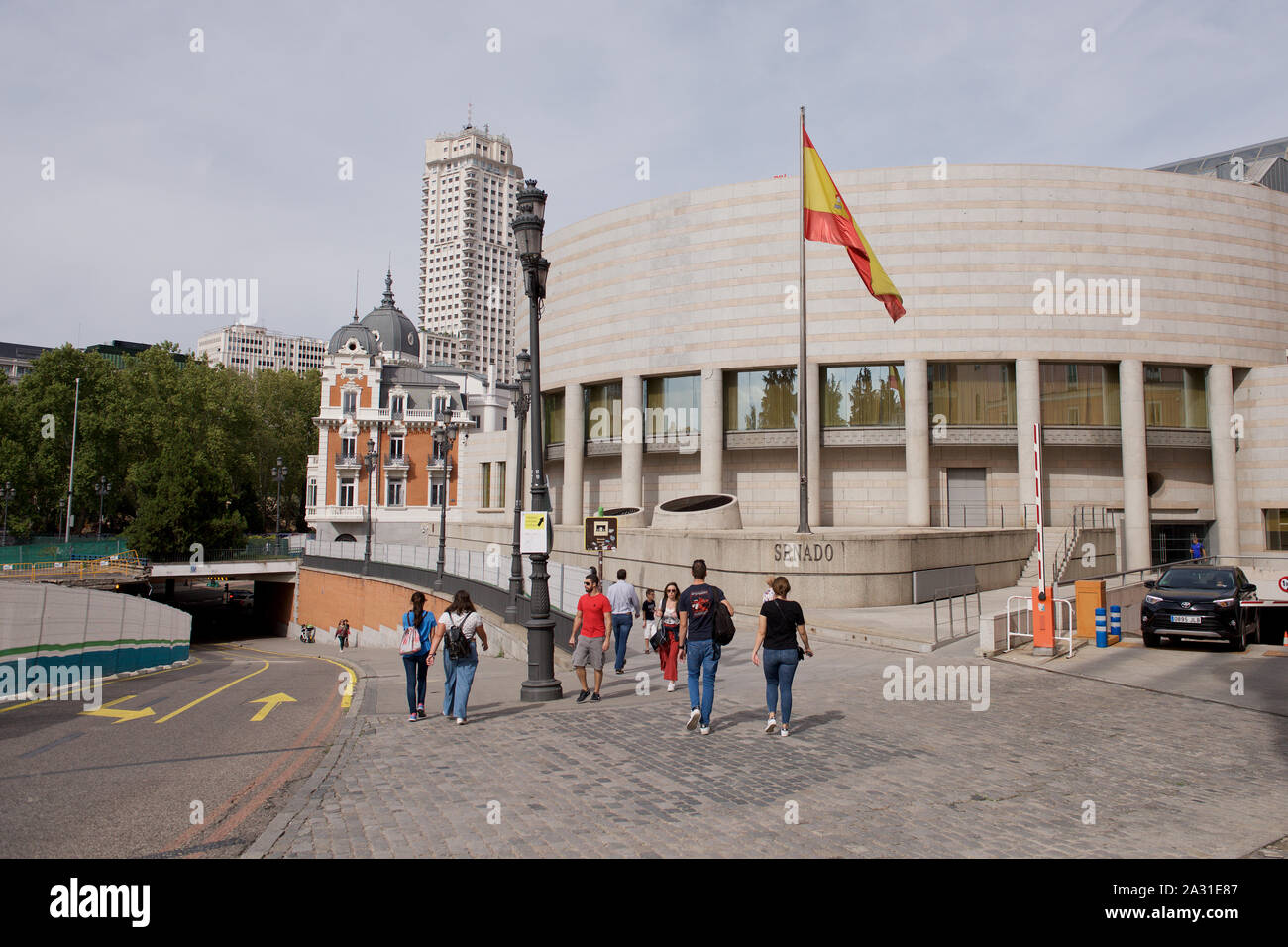 The Senate building in Madrid, Spain Stock Photo - Alamy
