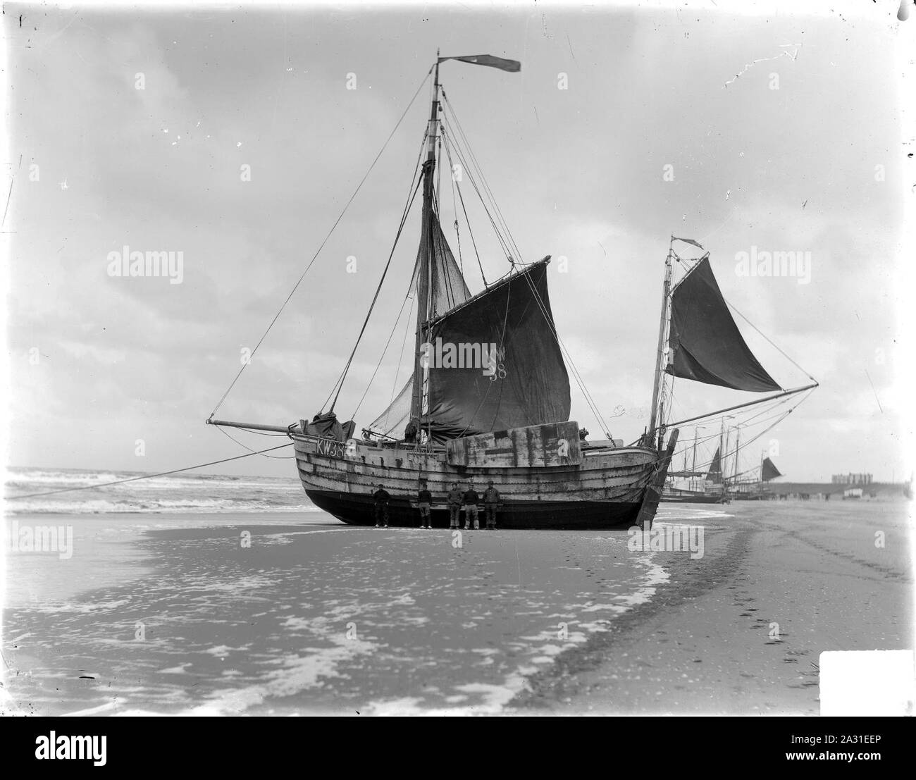 Het strand Black and White Stock Photos & Images - Alamy