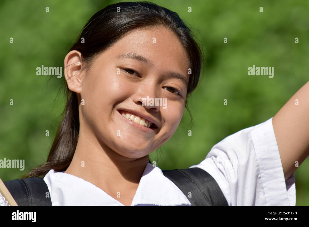 An A Happy Cute Person Stock Photo - Alamy
