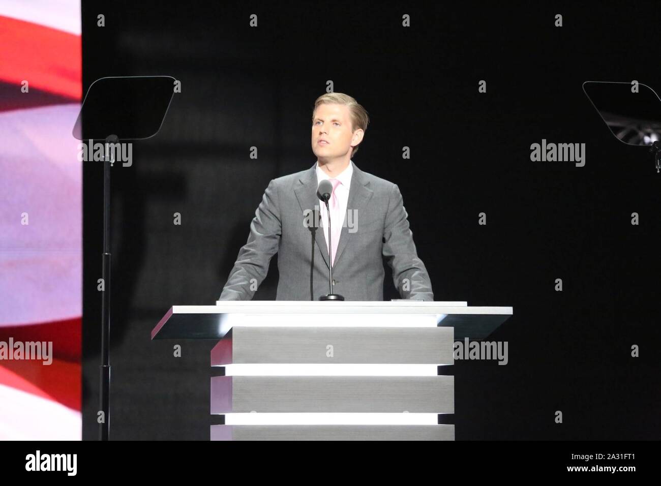Eric Trump RNC July 2016 Stock Photo - Alamy