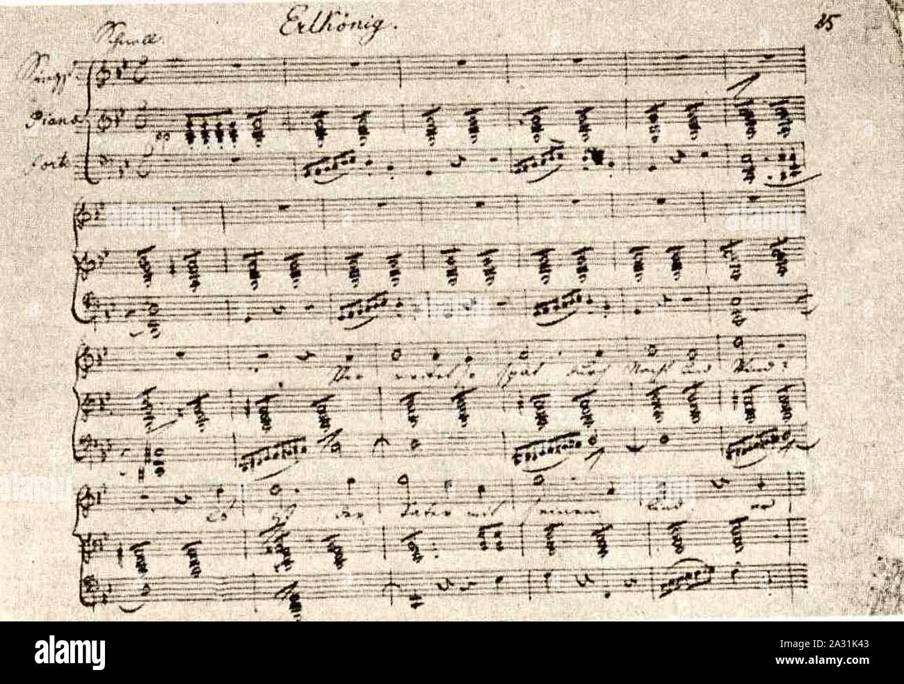 Erlkönig hi-res stock photography and images - Alamy