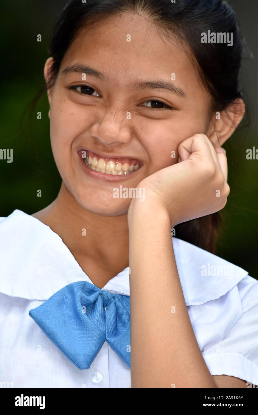 A Girl And Anxiety Stock Photo - Alamy