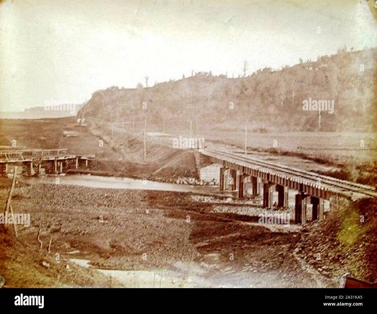 Ermakov Dimitri (1846-1916). Photograph -BRIDGE-. 1880s Stock Photo - Alamy
