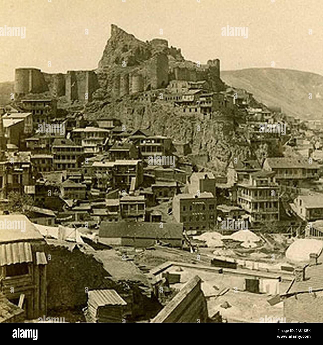 Ermakov Dimitri (1846-1916). View of Tbilisi Stock Photo - Alamy