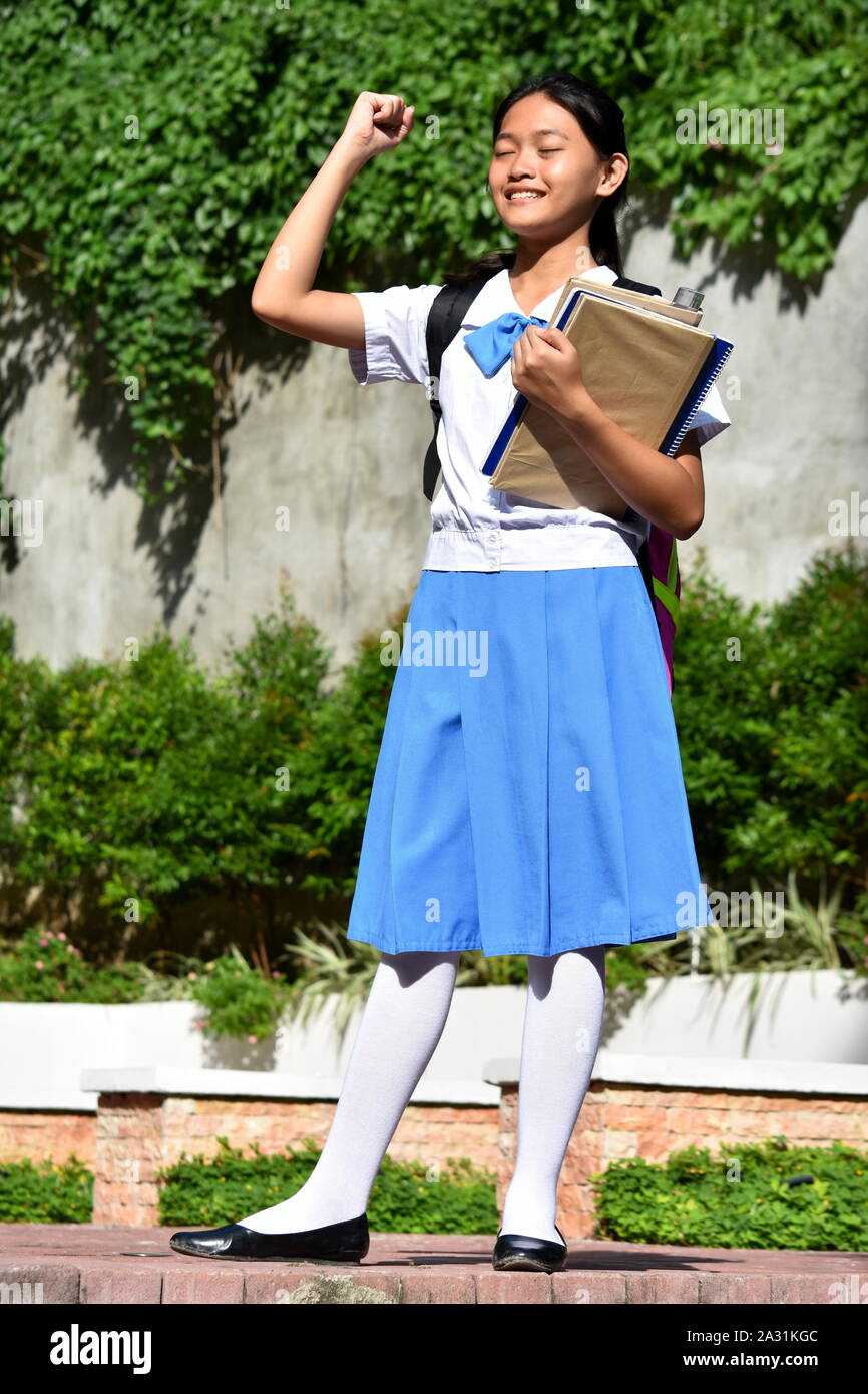 An A Proud Girl Student Stock Photo - Alamy