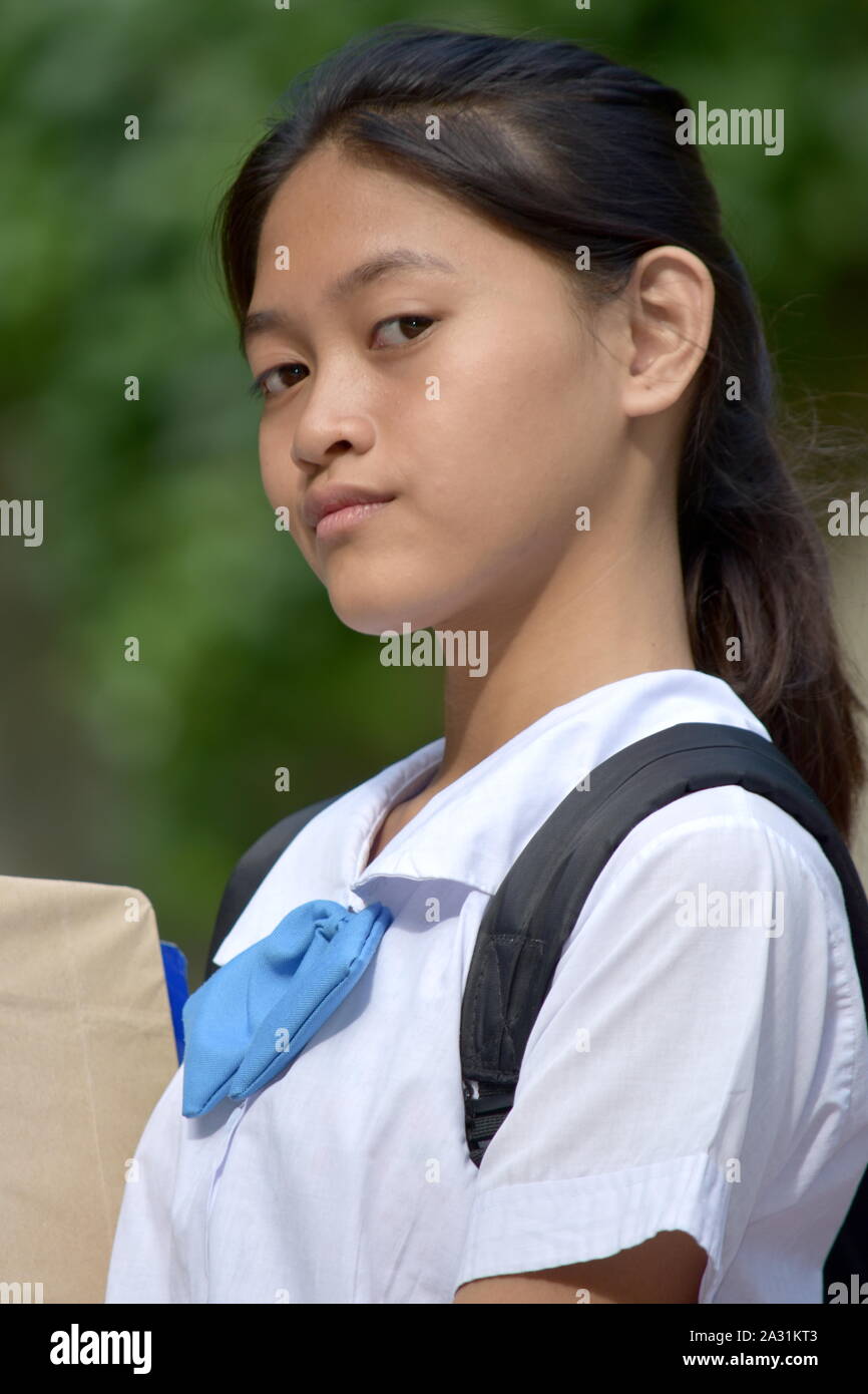 An A Female Student Portrait Stock Photo - Alamy