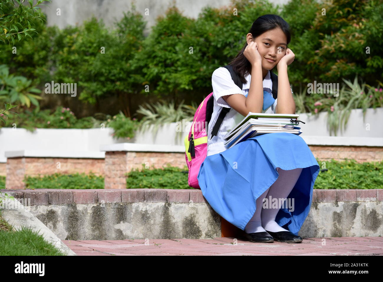 An An Unhappy Pretty Person Stock Photo - Alamy