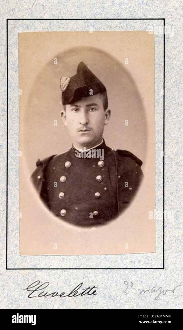 Ernest Cuvelette vers 1889 (A Stock Photo - Alamy