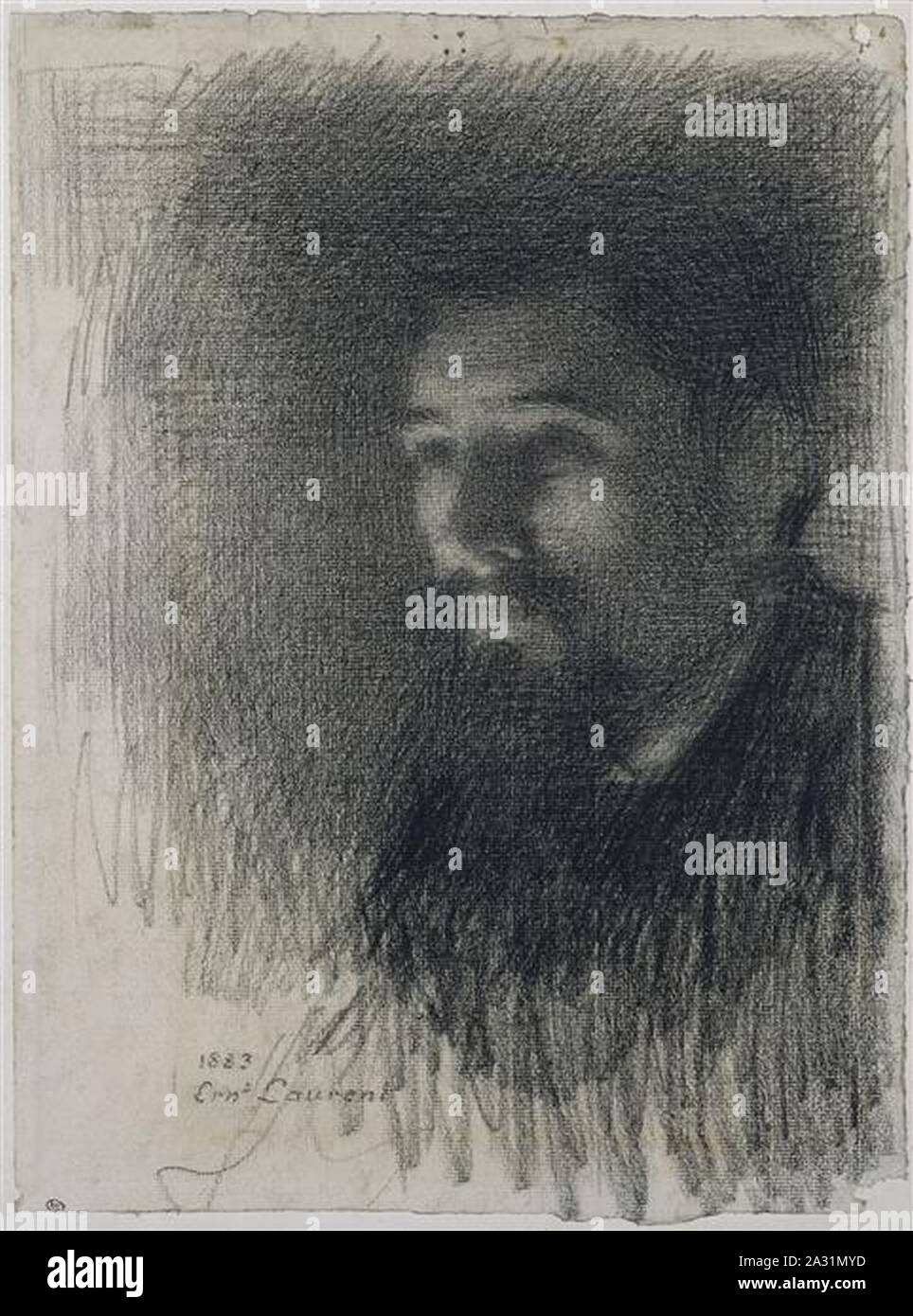 Ernest Laurent Seurat 1883 Stock Photo - Alamy