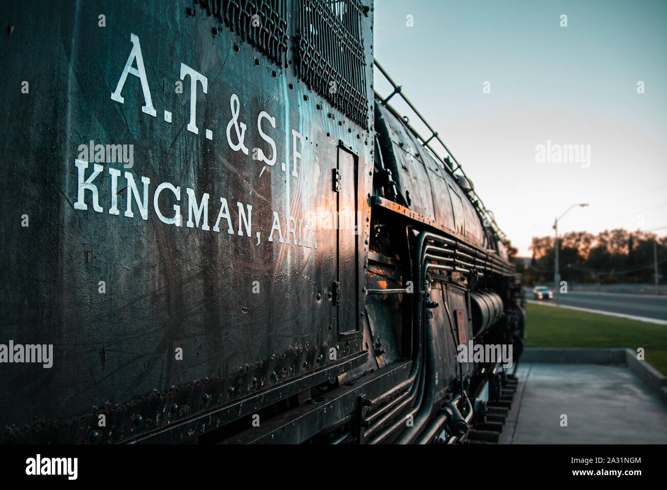 Steam Engine 3759 in Locomotive Park in Kingman Stock Photo - Alamy