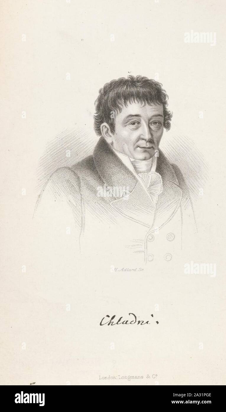 Ernst Florens Friedrich Chladni Stock Photo - Alamy