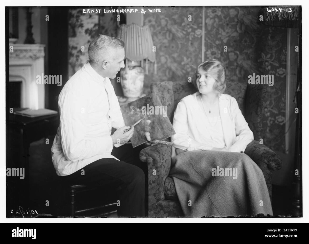Ernst Linnenkamp and wife Stock Photo - Alamy