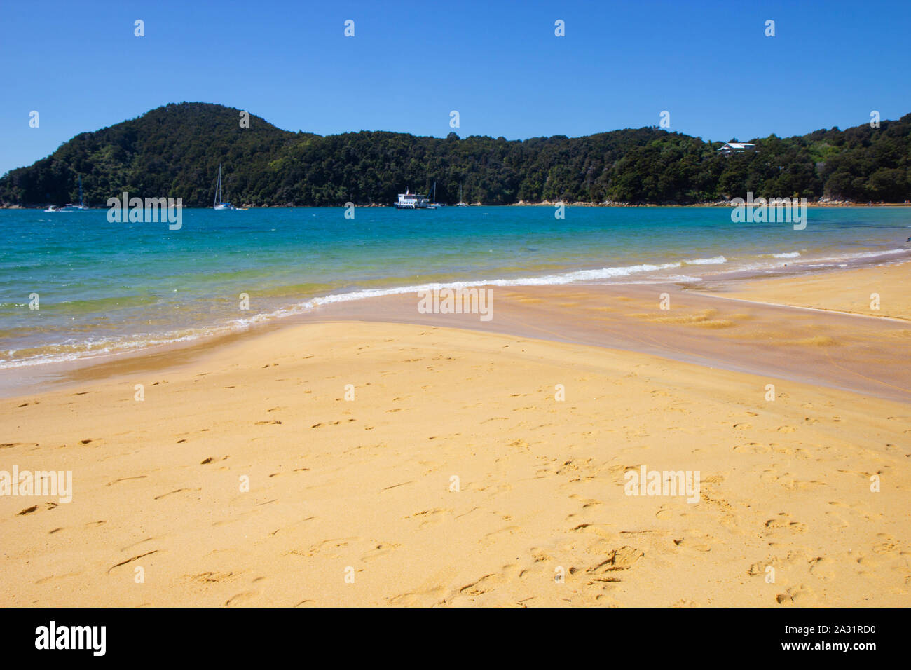 Beautiful tranquil bay at abel tasman national park hi-res stock photography and images - Alamy