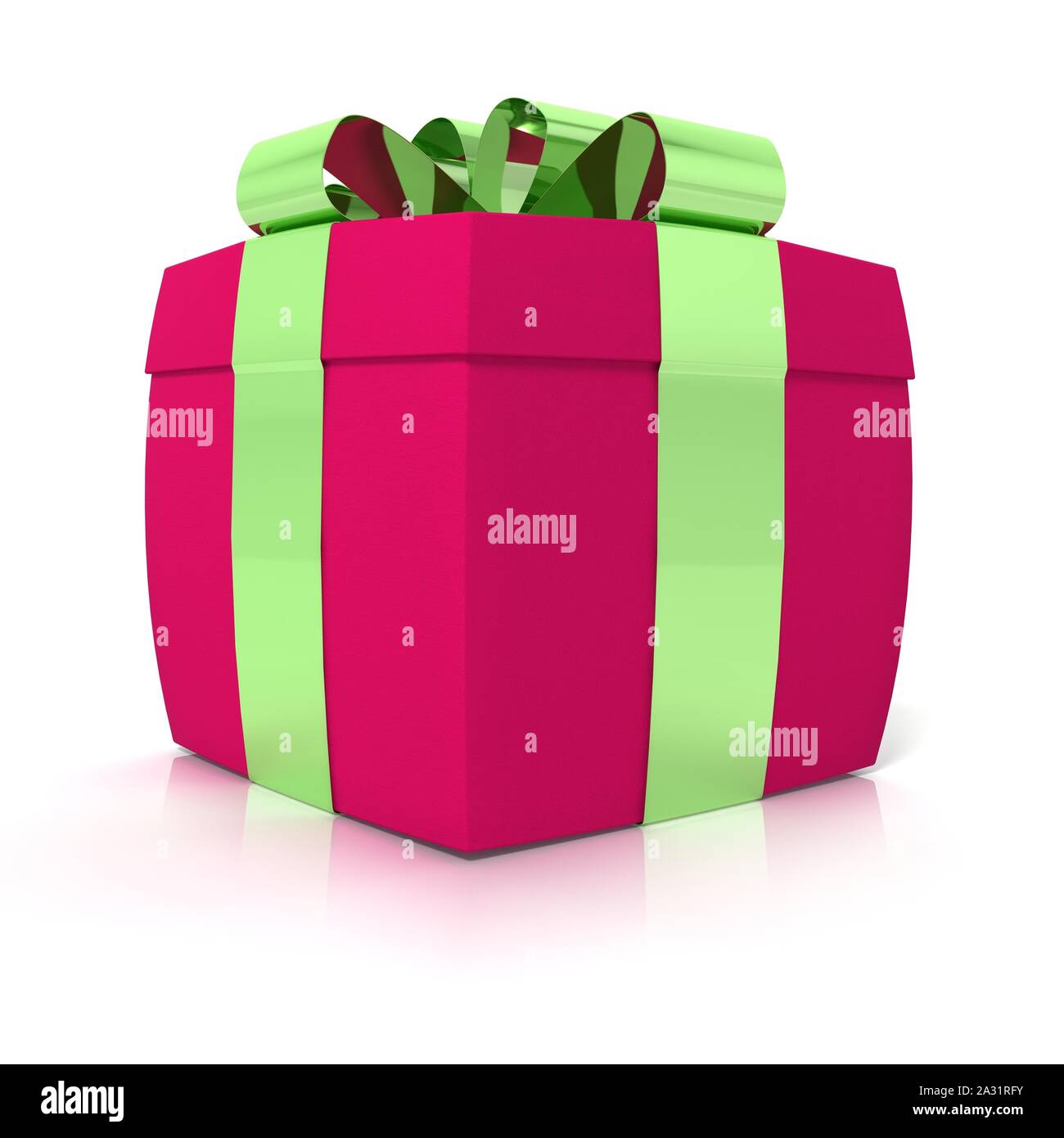Christmas gifts 3D illustration Stock Photo - Alamy