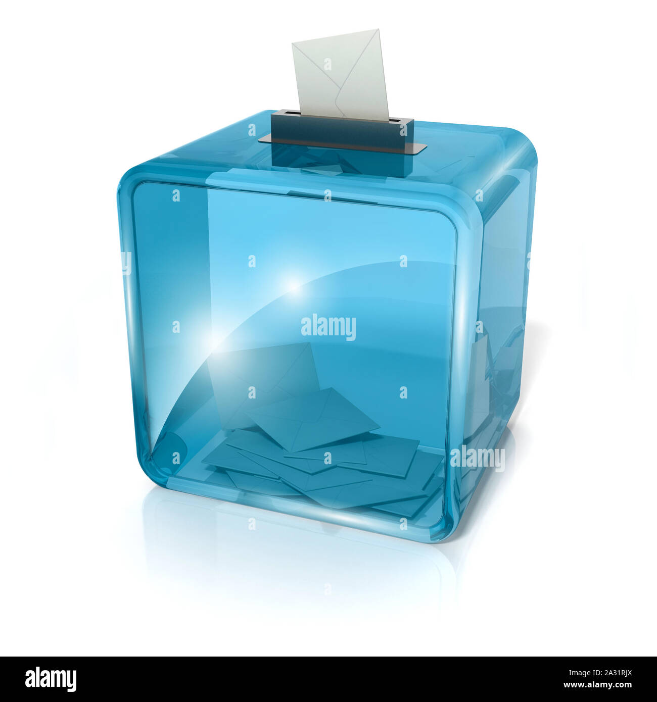 Us flag ballot box Cut Out Stock Images & Pictures - Alamy