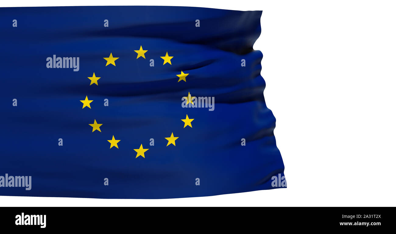 European union official flag waving hi-res stock photography and images ...