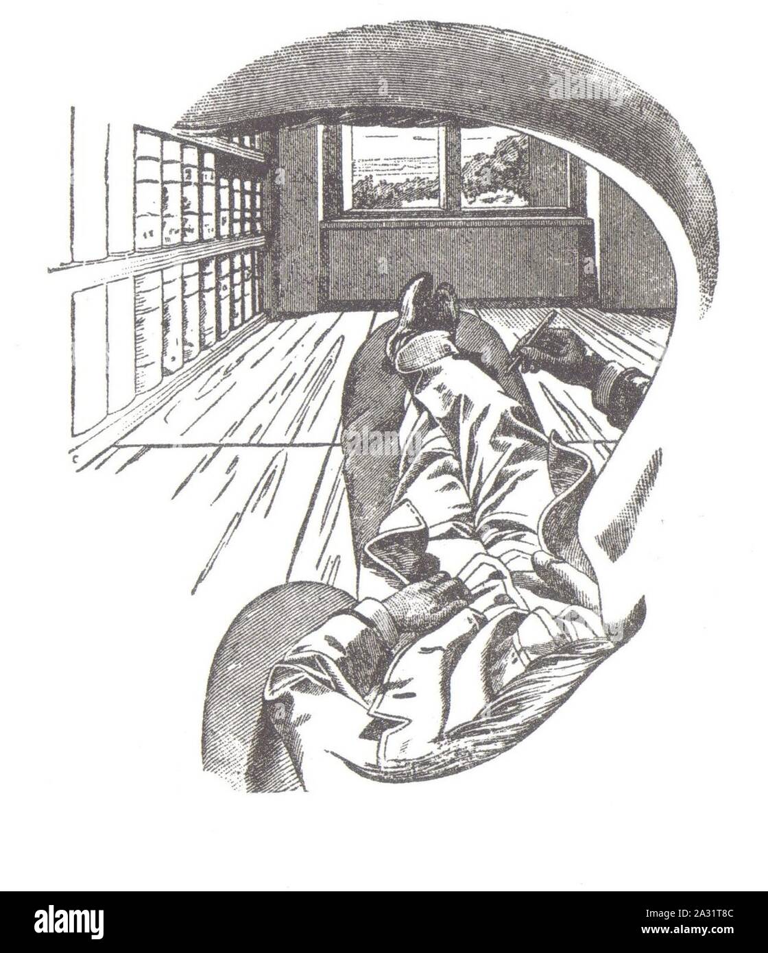 Ernst Mach Inner perspective Stock Photo - Alamy