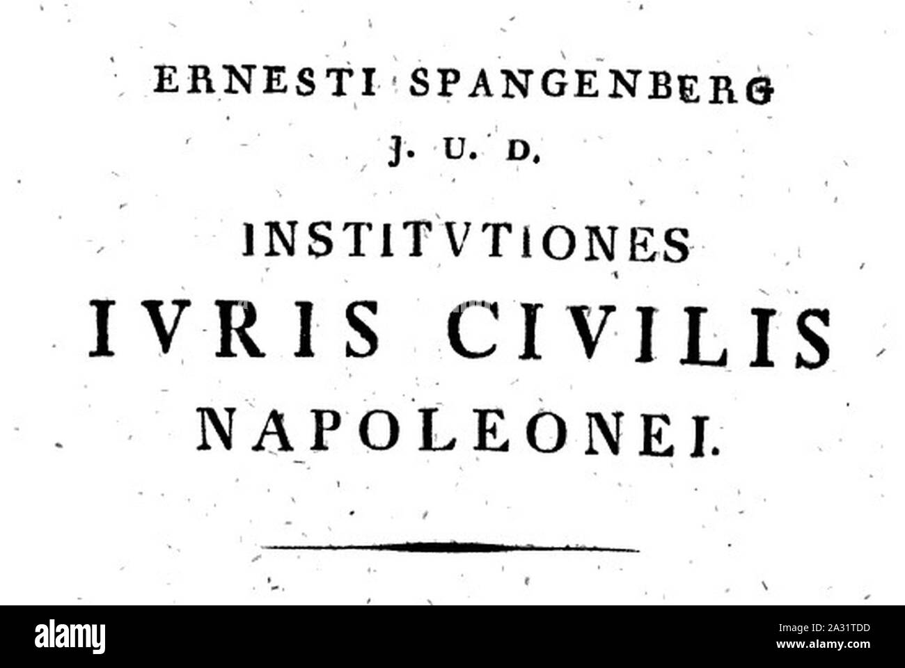 Ernst Peter Johann Spangenberg (1784-1833 Stock Photo - Alamy