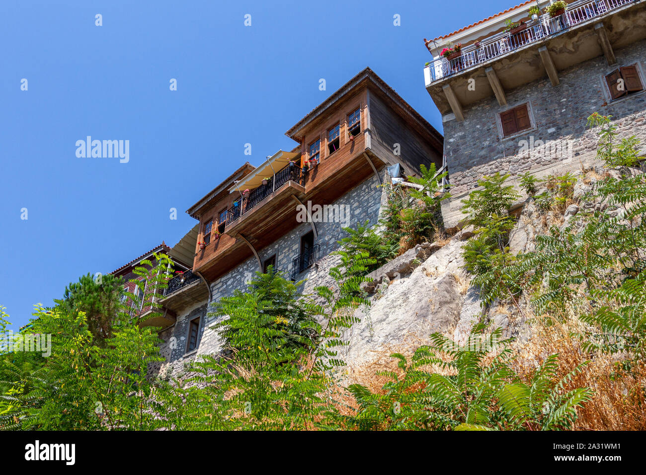 Lesvos molivos village hi-res stock photography and images - Alamy