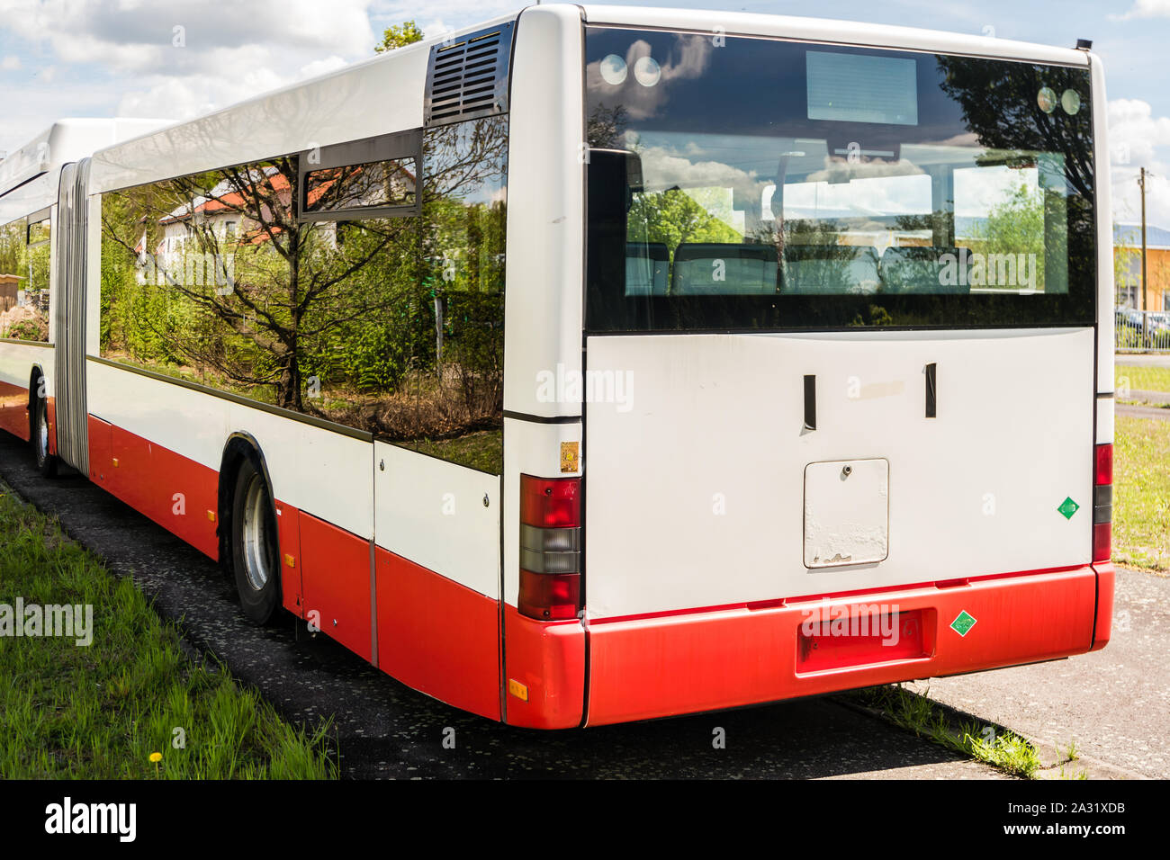 Public bus in Germany Stock Photo - Alamy
