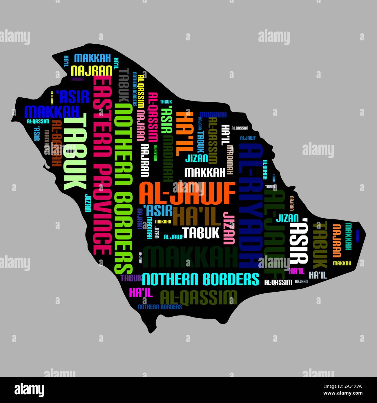 Vectors 3d map saudi arabia hi-res stock photography and images - Alamy
