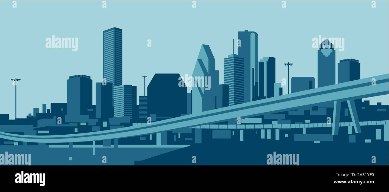 Houston buildings Stock Vector Images - Alamy
