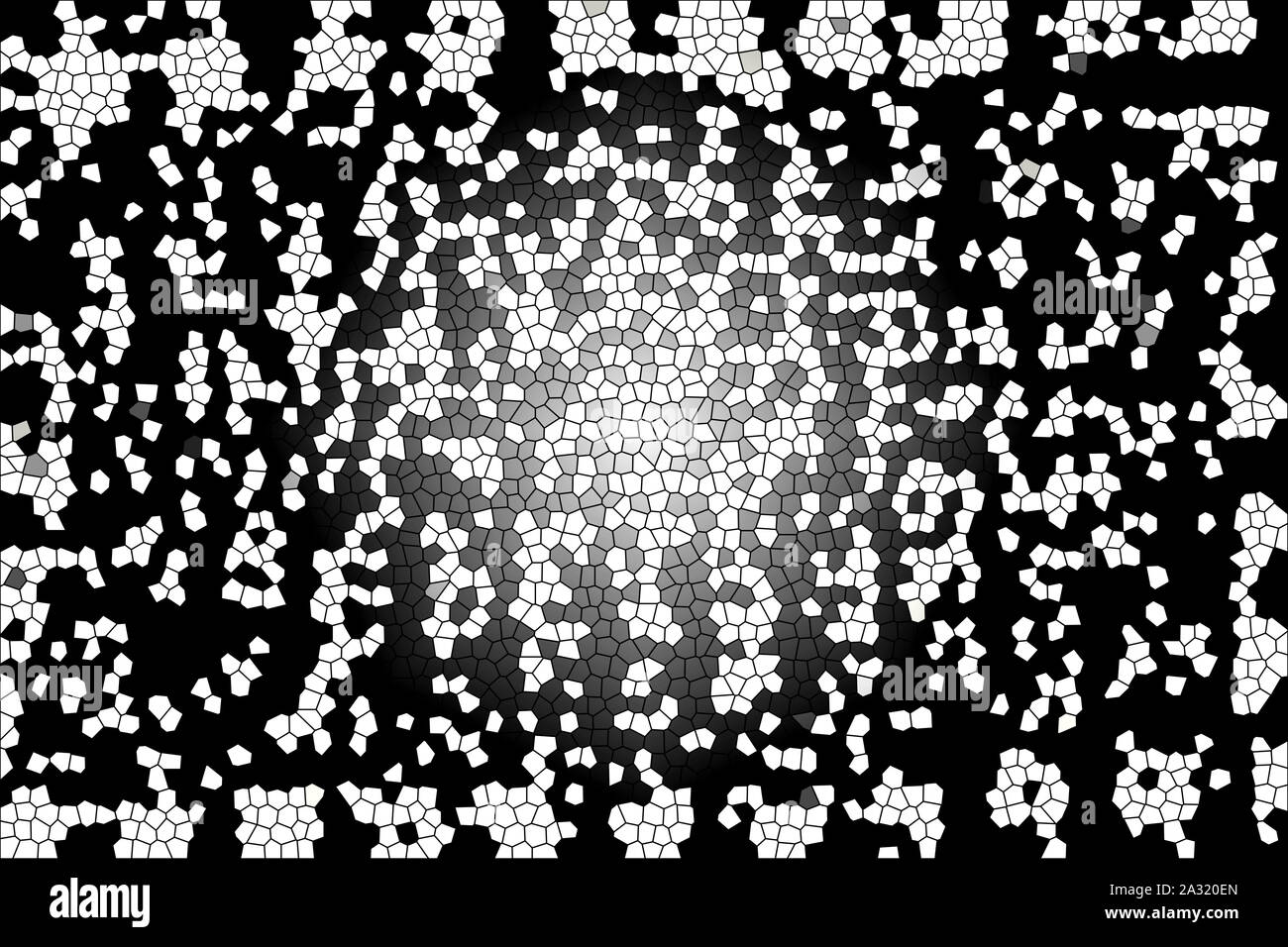 An abstract black and white mosaic background image Stock Photo - Alamy