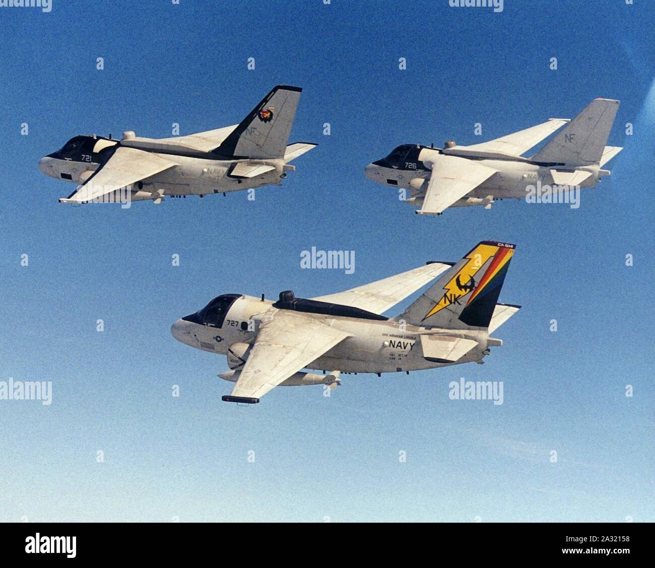 ES-3As in flight Stock Photo - Alamy