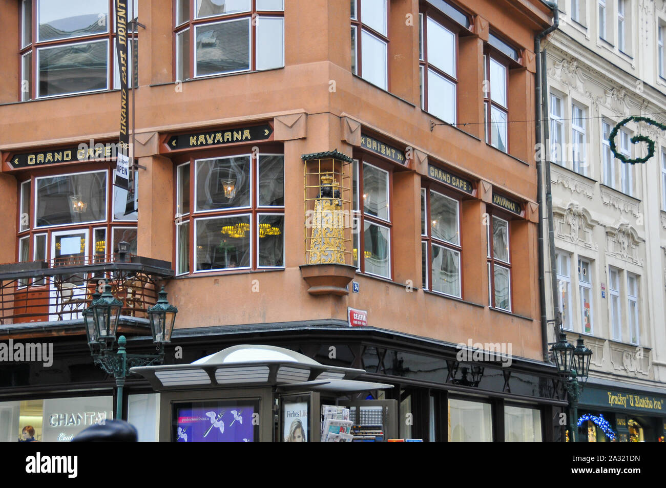 Signs in Prague Stock Photo - Alamy