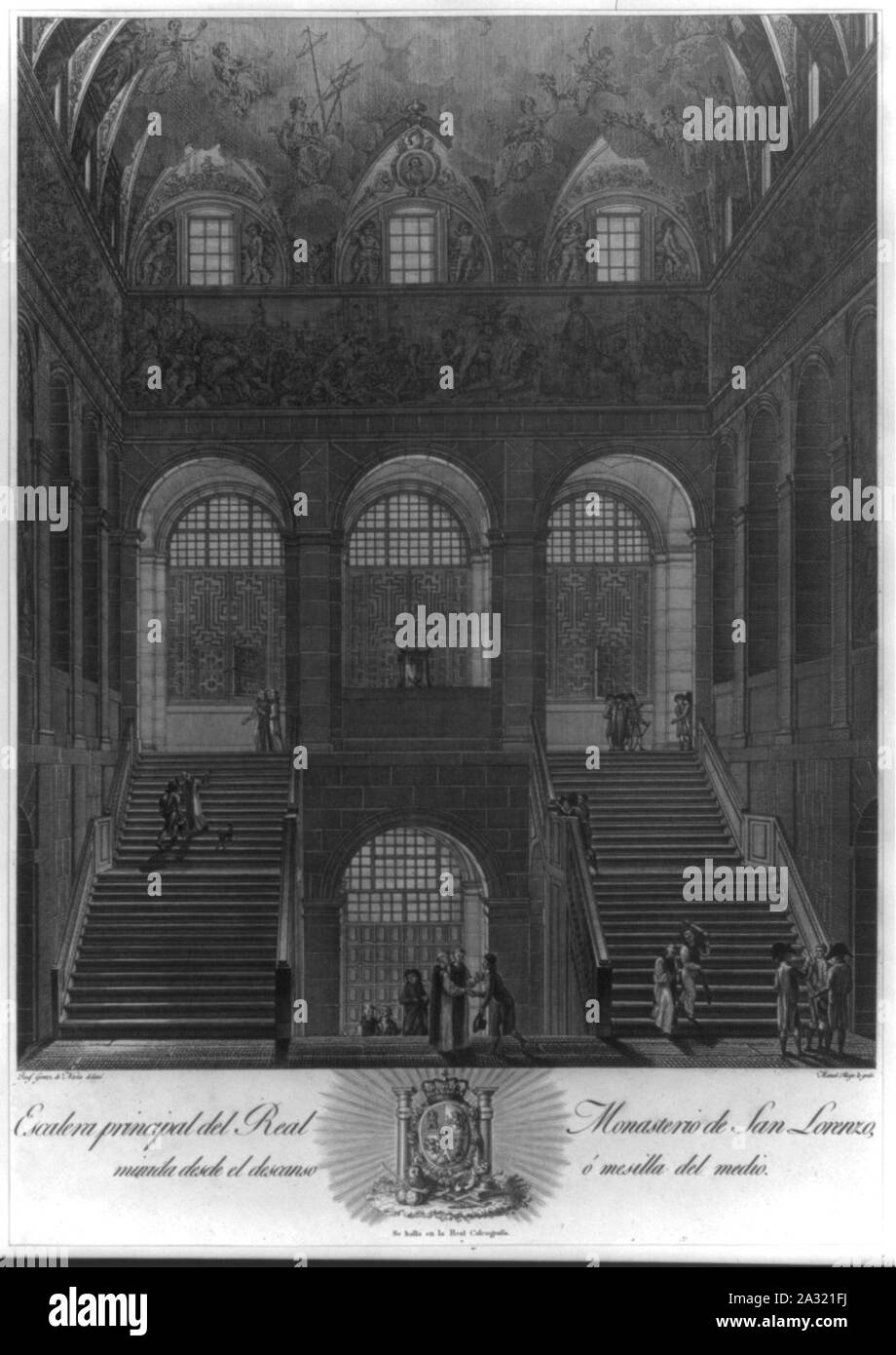 Escalera real Black and White Stock Photos & Images - Alamy