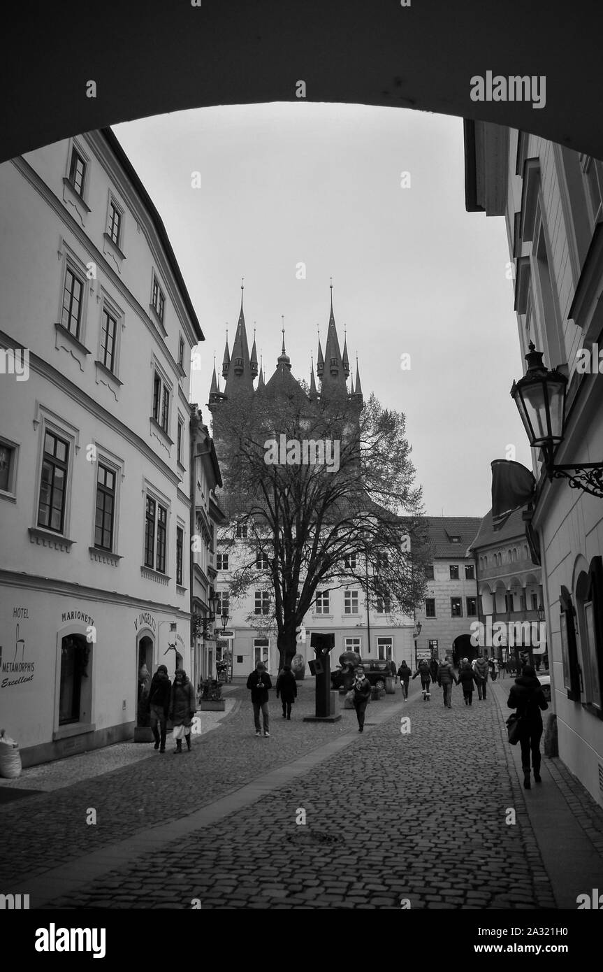 Streets of Prague Stock Photo - Alamy