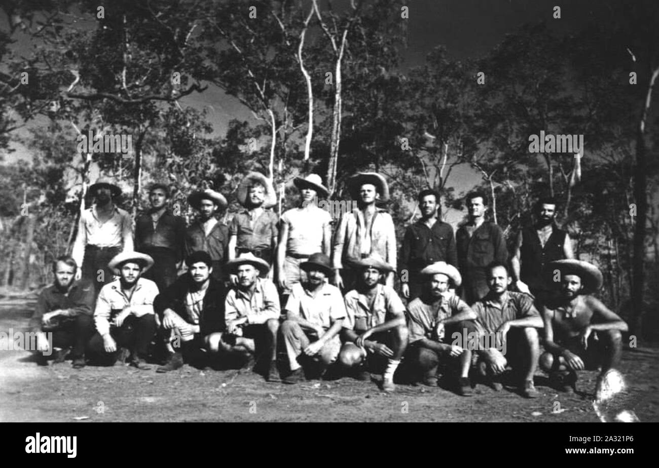 Escaped crew members of USS Quail (AM-15) in Australia in June 1942 ...