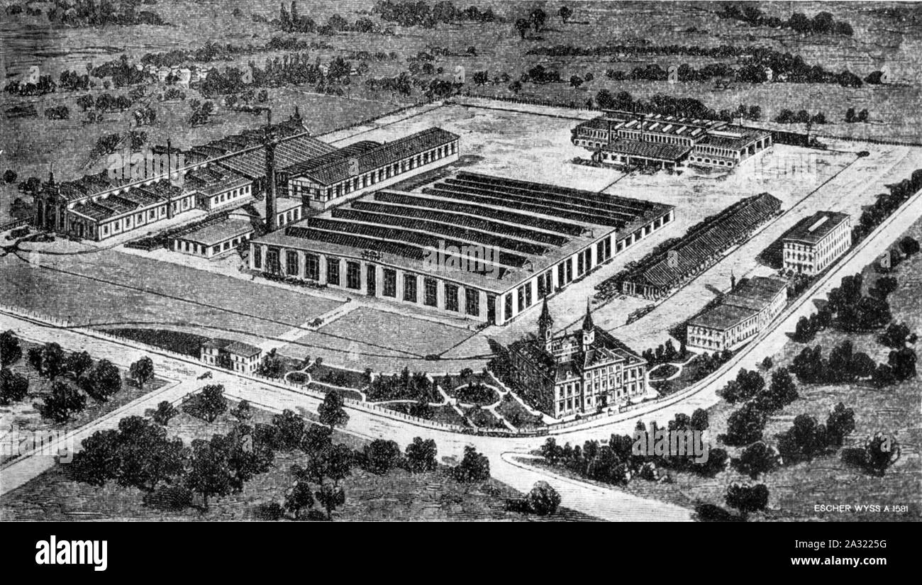 Maschinenfabrik Black and White Stock Photos & Images - Alamy