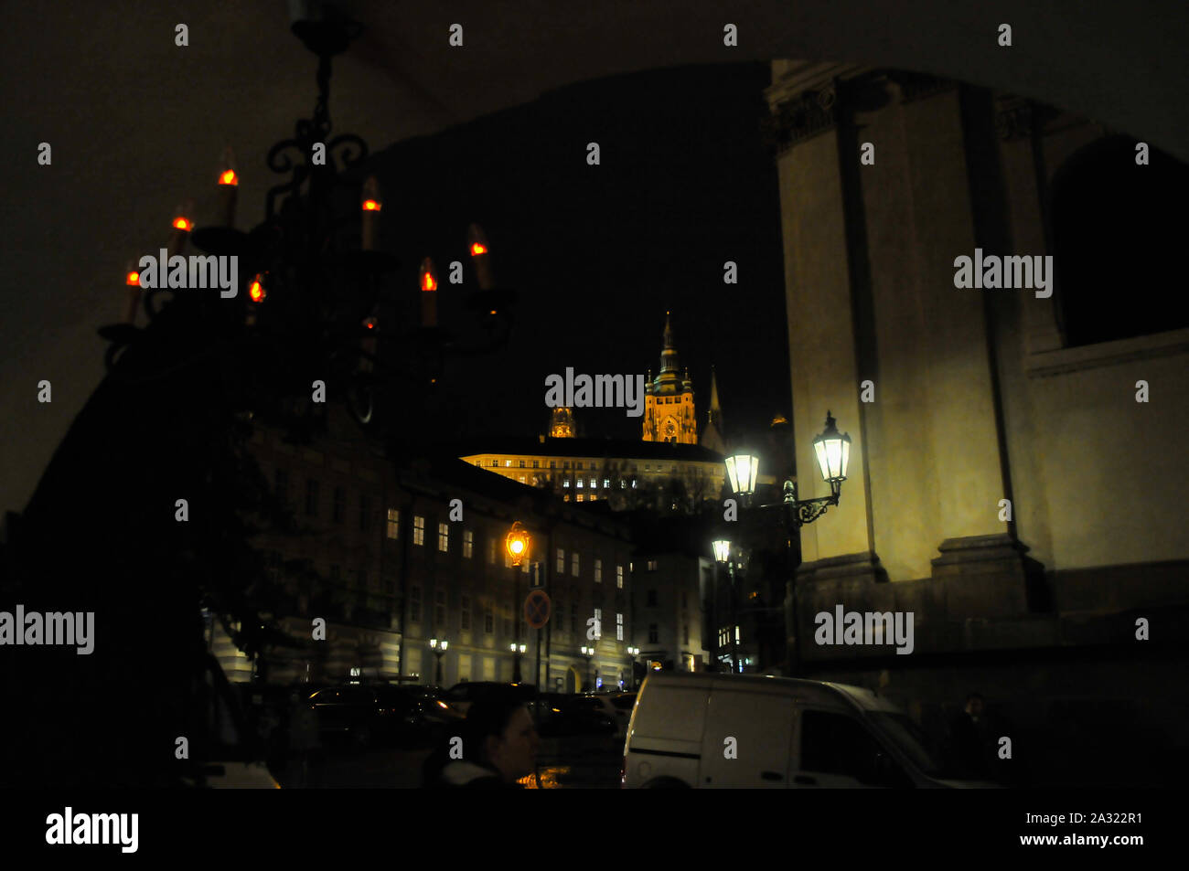 Lights in Prague Stock Photo - Alamy