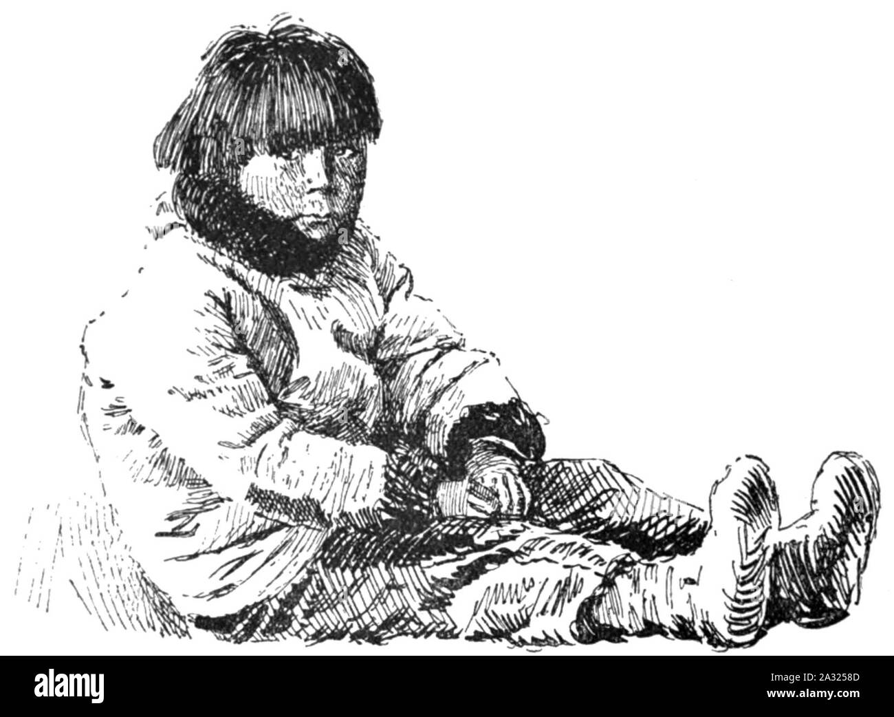 Eskimo boy Cut Out Stock Images & Pictures - Alamy