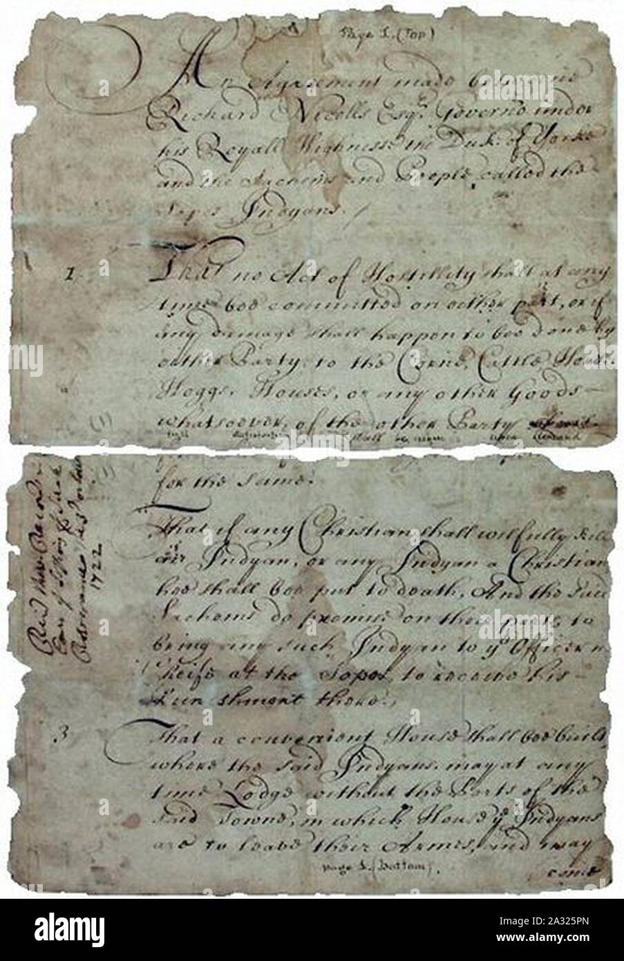 Esopus Peace Treaty Stock Photo - Alamy