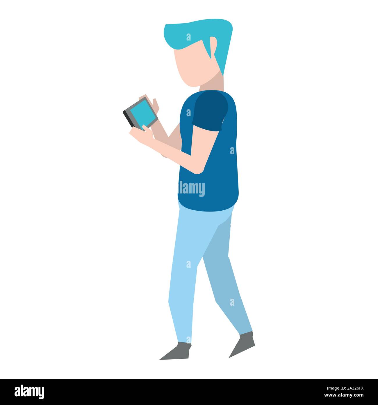 avatar man and technology design Stock Vector Image & Art - Alamy
