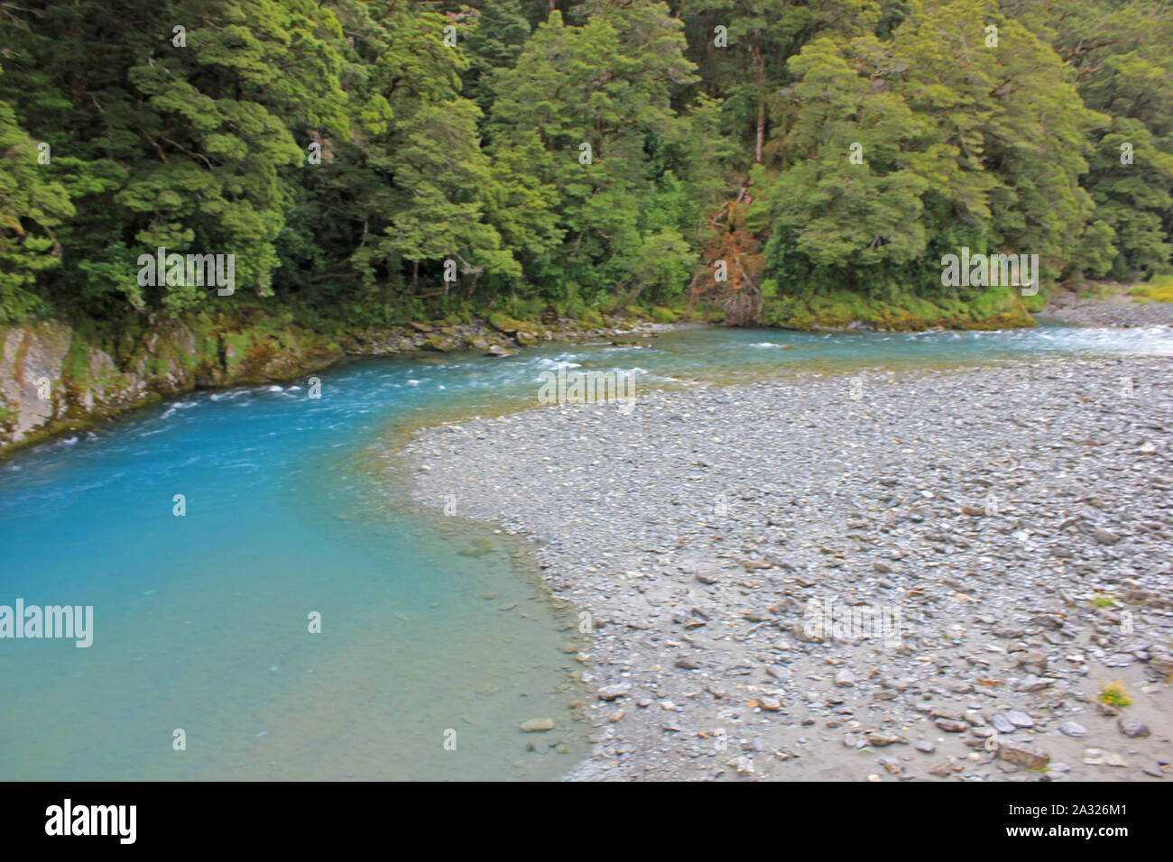 Blue pools forest walk hi-res stock photography and images - Alamy